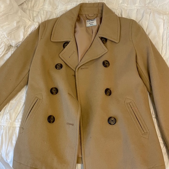 Old Navy | Jackets & Coats | Camel Pea Coat | Poshmark